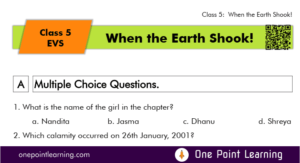 Chapter 14 When the Earth Shook Question Answers PDF