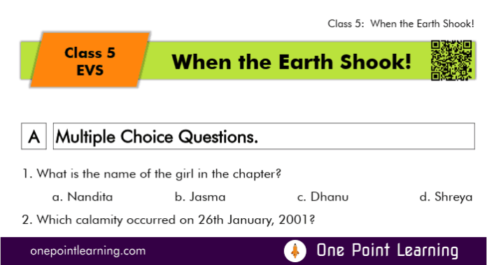 Chapter 14 When the Earth Shook Question Answers PDF